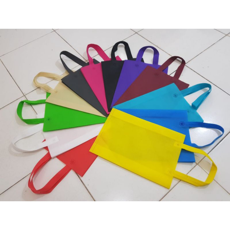 Jual Goodie Bag Tali lipat samping 25x35x8 Tebal(Harga lusin(12pcs ...