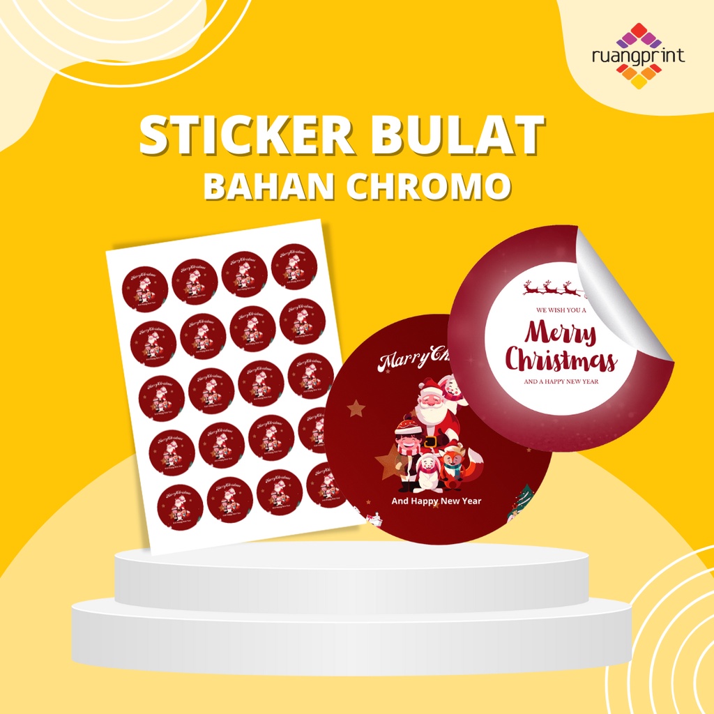 Jual stiker natal / stiker merry christmas / stiker hampers natal ... Jual stiker natal / stiker merry christmas / stiker hampers natal ...