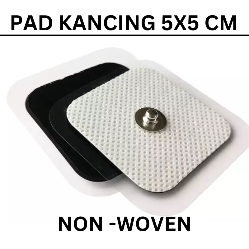 Jual Pad Tens Kancing 5x5 Electrode Pads EM / Pad Electroda EMS / Pad ...