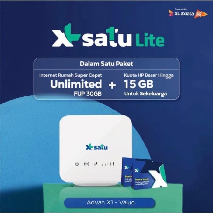 Jual ADVAN Modem Router X1 WiFi XL SATU Lite Internet Unlimited +Kuota ...