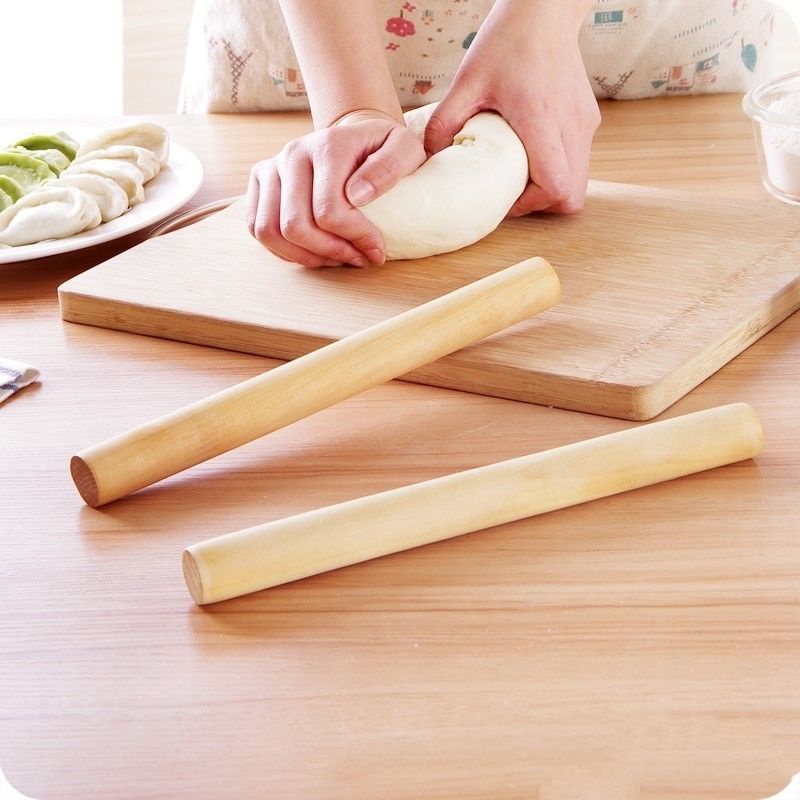 Jual Rolling Pin Perata Penggiling Adonan Gilingan Kue Kayu Stik Ukuran ...