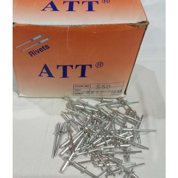 Jual Paku Rivet ATT 550 (4x12.7mm) | Shopee Indonesia