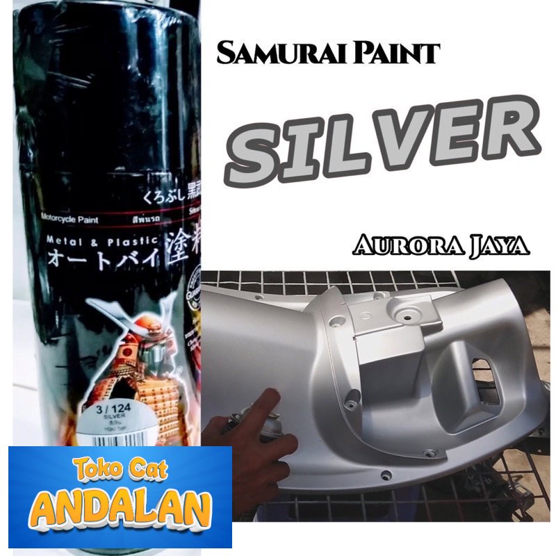 Jual Toko Andalan - Pilox Samurai Silver 124 Cat Pilok Pylox Silfer ...
