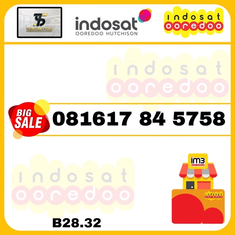 Jual Nomor Cantik Indosat IM3 Ooredoo 4G Lte Kwartet 7777 Rapi Minimalis KARTU PERDANA IM3 ...
