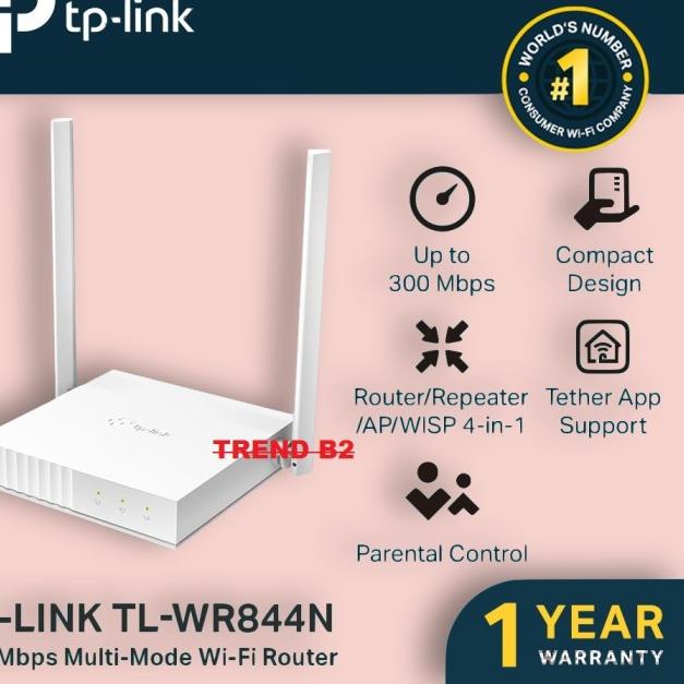 Jual TPLink WR844N Router wifi / TP Link WR 844n Wifi extender AP WISP ...