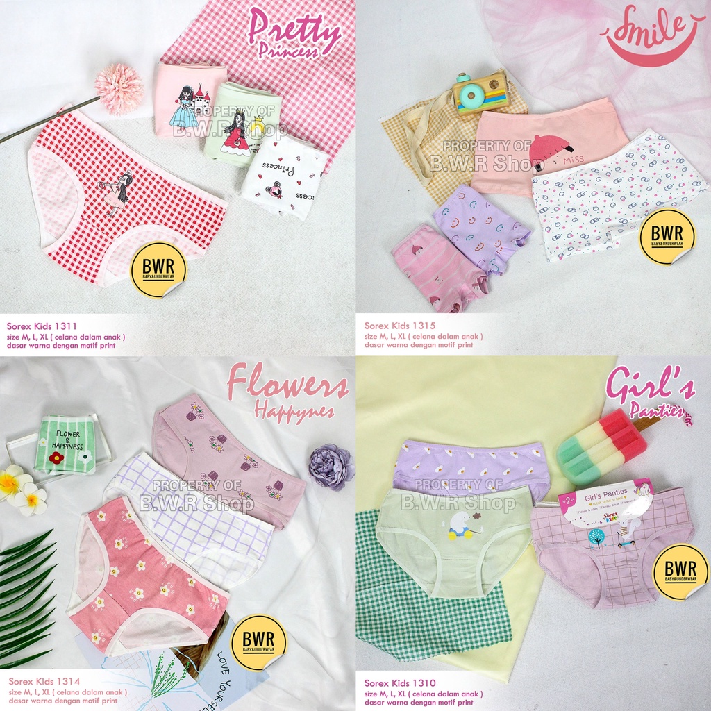 Jual [ 2pc ] CD Boxer Sorex 1303 1310 1311 1312 1313 1314 1315 / Celana Dalam Anak SD / Boxer ...