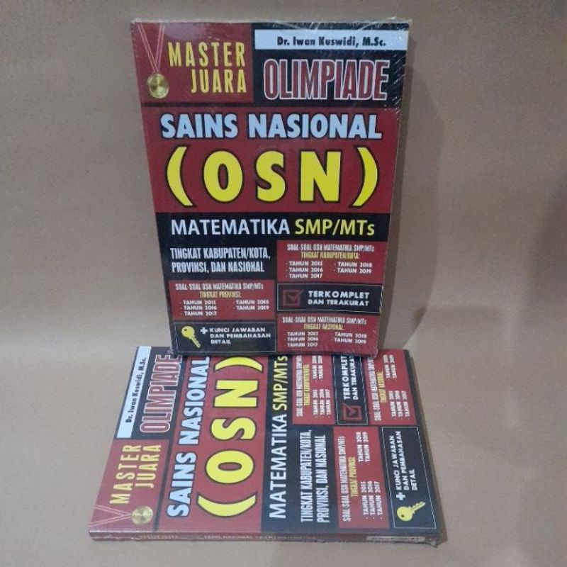 Jual Master Juara Olimpiade Sains Nasional ( OSN ) Matematika SMP / MTs | Shopee Indonesia