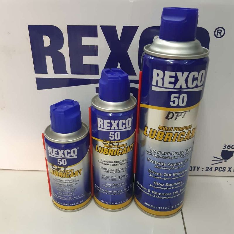 Jual REXCO 50 MULTI PURPOSE LUBRICANT 120/220/500 ML | Shopee Indonesia