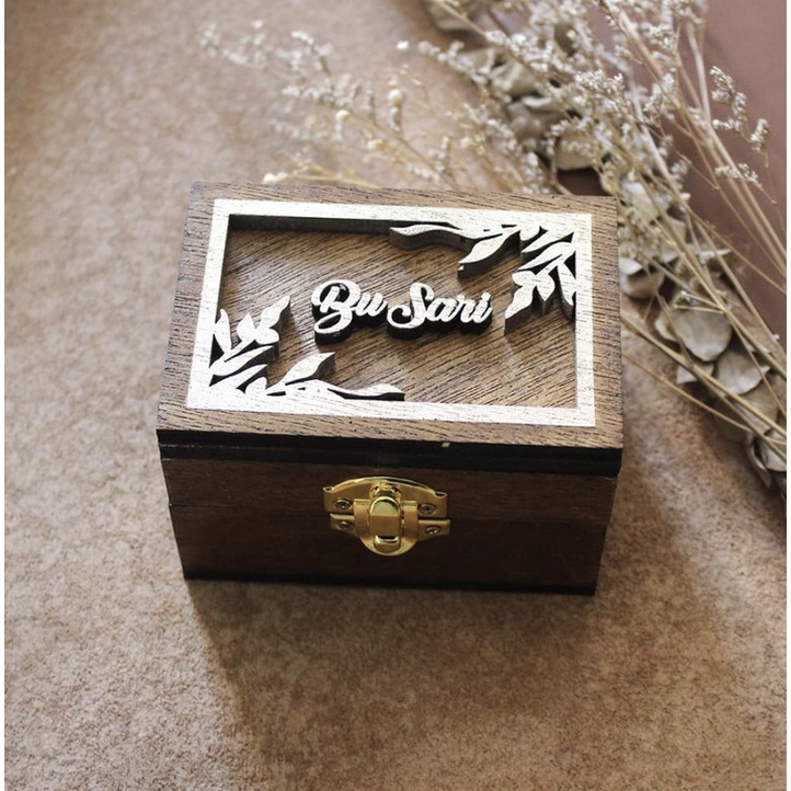 Jual KOTAK KAYU LOGAM MULIA / WOODEN GIFT BOX / KOTAK KADO KECIL ...
