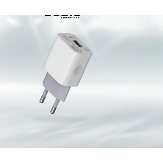 Jual Hippo Cubic Gen 2 Adaptor Charger 2.4A 1 Port Smart Detect Charging - Putih, Adaptor Only ...