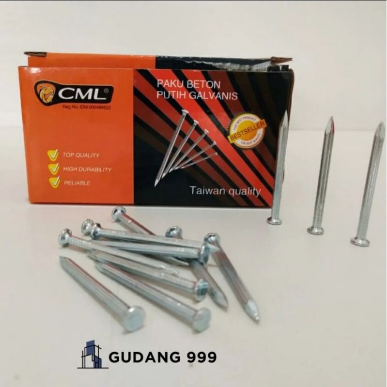 Jual PAKU BETON GALVANIS 5CM / PAKU BETON PUTIH 2inch | Shopee Indonesia