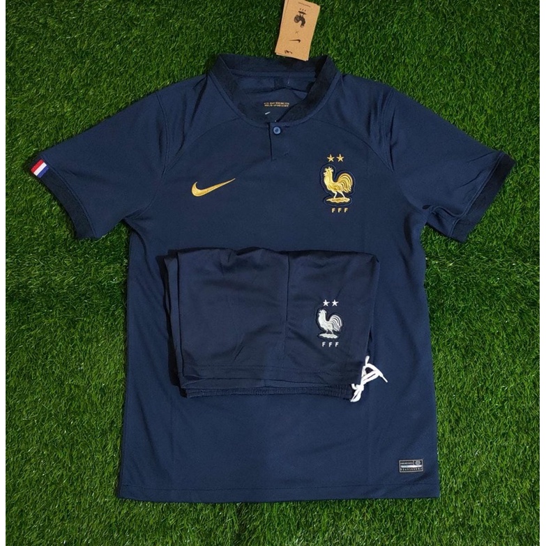 Jual JERSEY BOLA JERSEY FRANCE HOME WORLD CUP 2022/2023 QATAR GRADE ORI ...