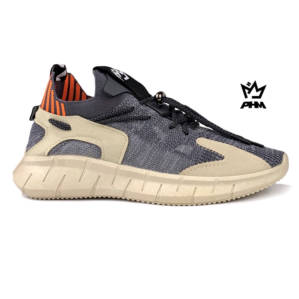 Jual PHM Sepatu Sneakers Pria Olahraga Sport Shoes Casual Running 305 Abu abu | Shopee Indonesia