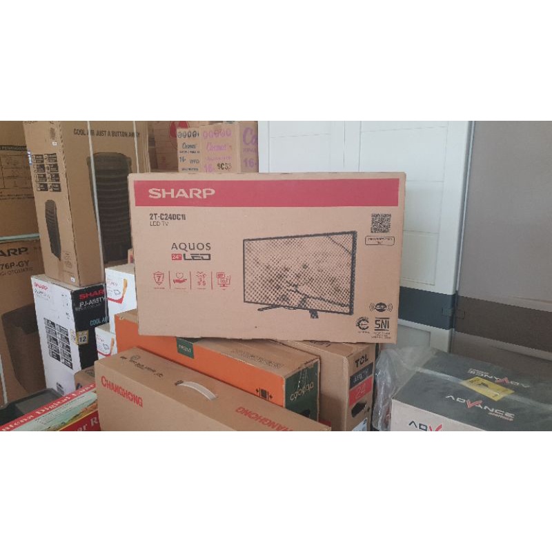 Jual SHARP TV LED 24 Inch LED 2T-C24DC1I Garansi Resmi GRATIS Ongkir ...