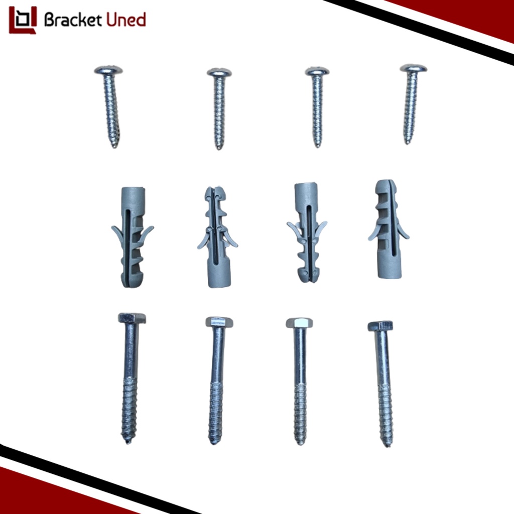Jual Baut Tembok Bracket Tv Untuk Dinding Ukuran M8 | Shopee Indonesia