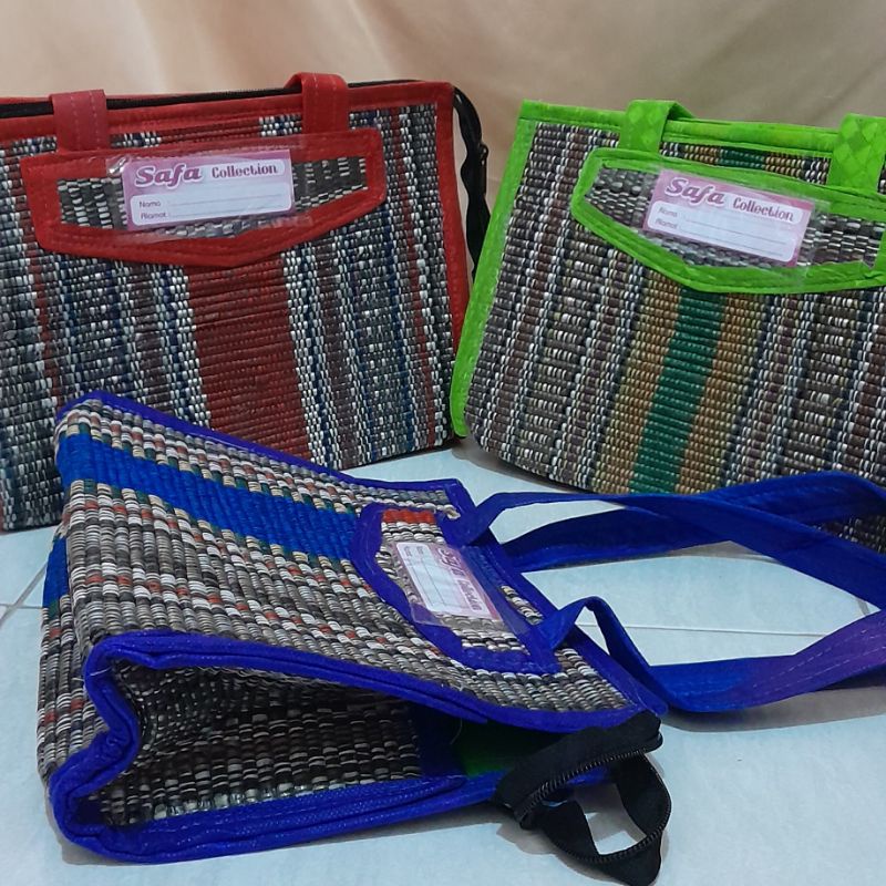 Jual Tas Tenun Tikar Ukuran Mini (Muat Gula 3Kg) / Tas Buwuh / Tas ...