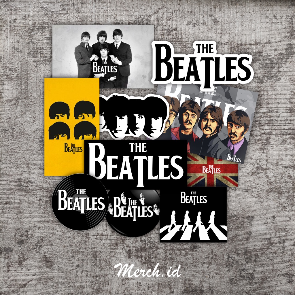 Jual Stiker band THE BEATLES / Sticker Pack | Shopee Indonesia