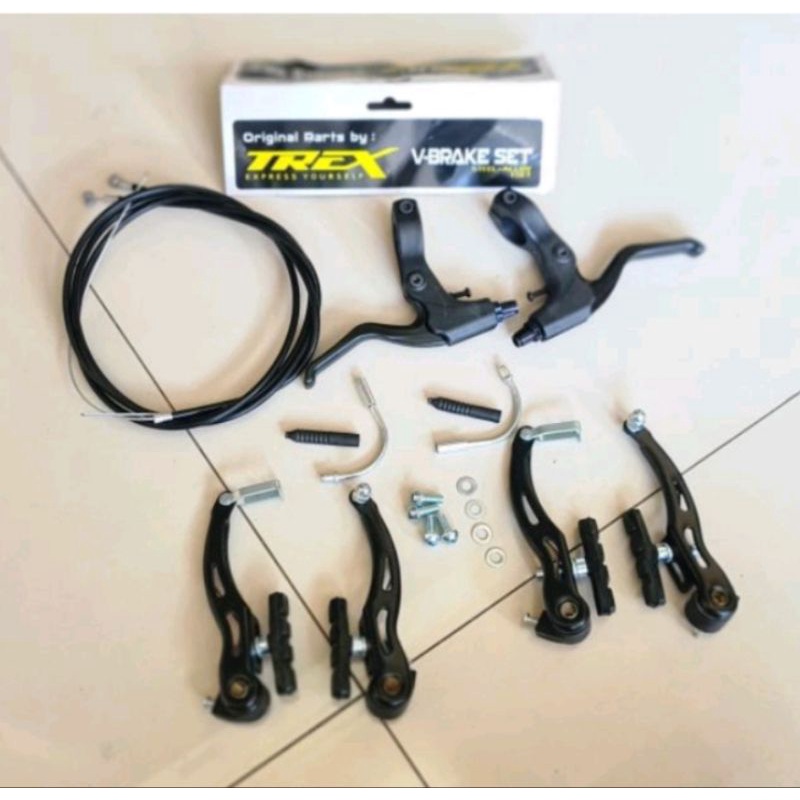 Jual Rem Sepeda Vbrake Trex Steel V Brake Mtb Lipat Seli Folding Bike ...