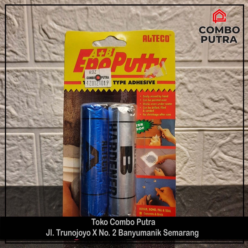 Jual LEM SERBA GUNA : ALTECO EPO PUTTY 2 PART TYPE A (RESIN) + B (HARDENER) | Shopee Indonesia