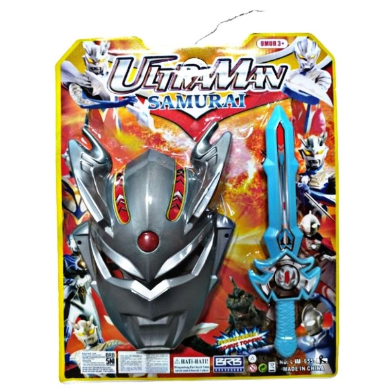 Jual LD 655 R MAINAN TOPENG ULTRAMEN BAHAN PLASTIK TEBAL BONUS PEDANG ...
