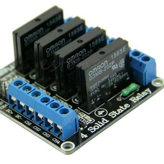 Jual SSR Solid State Relay Module 4 Channel 5V DC High Level for ...