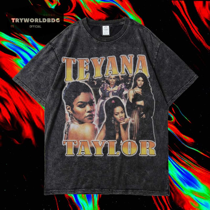 Jual TRYWORLDBDG OFFICIAL "TEYANA TAYLOR" KAOS OVERSIZED | KAOS WASHED ...