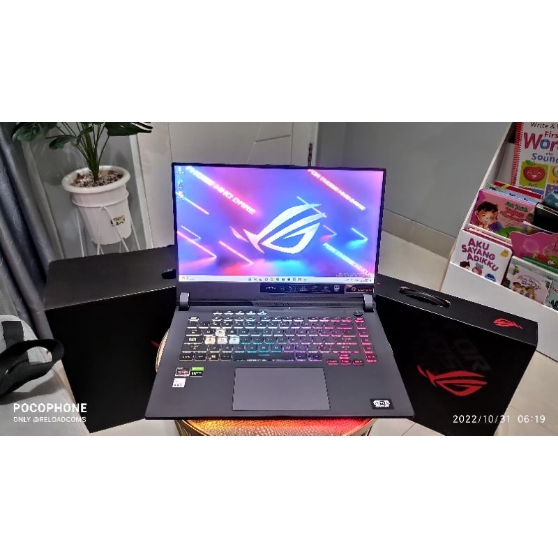 Jual ASUS ROG STRIX G15 G513IH RYZEN 7 GTX 1650 RESMI ISTIMEWA | Shopee ...