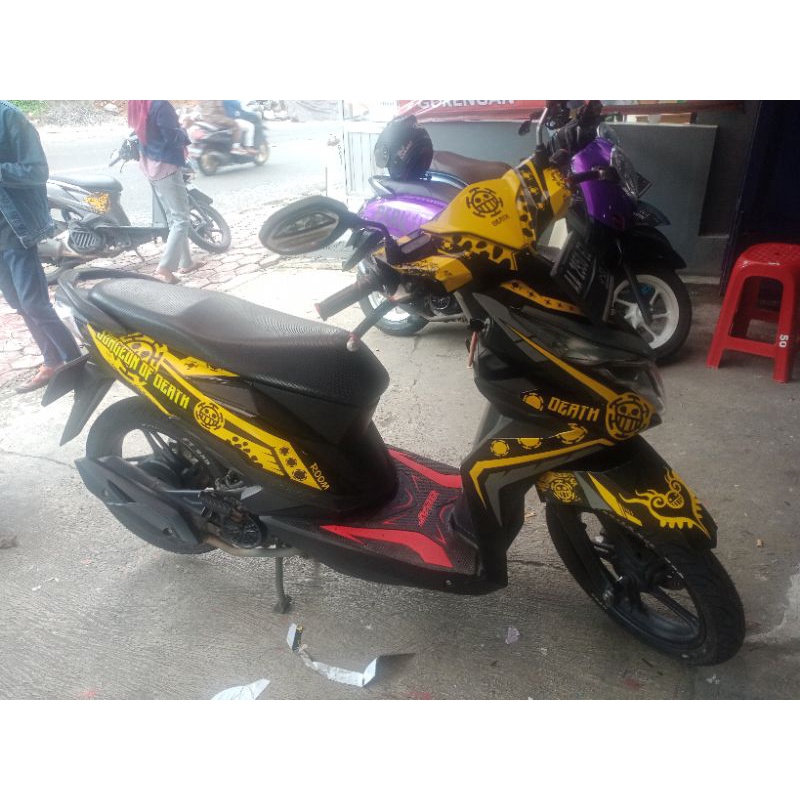 Jual DECAL Sticker Terbaru custom beat 2019, stiker motor, custom decal ...