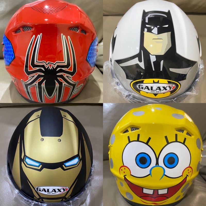 Jual Helm Anak SNI Motif Kartun Lucu Termurah Galaxy SKY Usia 3 - 7 ...