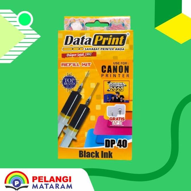Jual TINTA REFILL PRINTER CANON iP2770 DATA PRINT HITAM DP 40 | Shopee ...