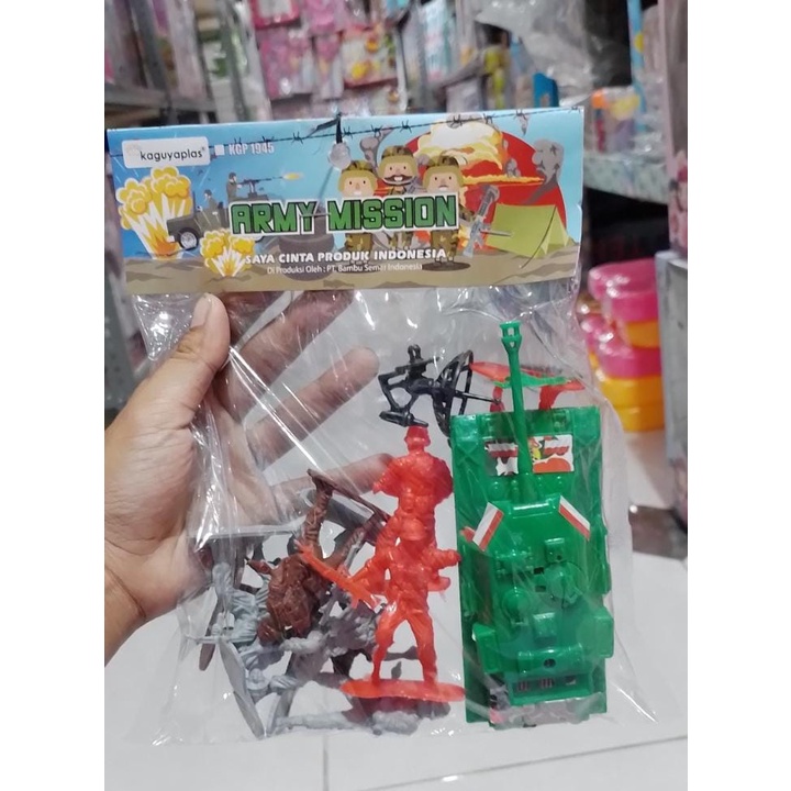 Jual Mainan Anak Army Mission KGP 1945 /Mainan Anak Tentara Army Militer Set Mobil Tank/Mainan ...
