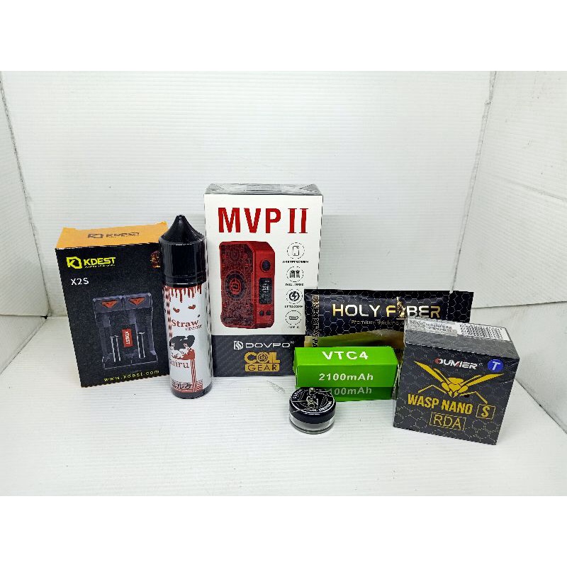 Jual DOVPO MVP II MOD VAPE PAKET SIAP KEBUL FULL ORIGINAL KOMPLIT SIAP ...