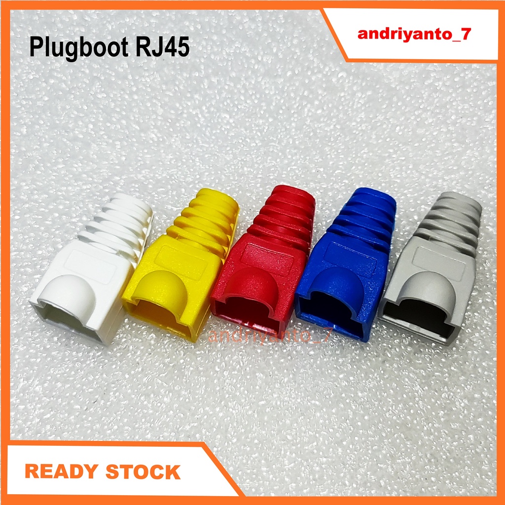 Jual Plug boot Plugboot Sarung konektor RJ45 karet warna | Shopee Indonesia