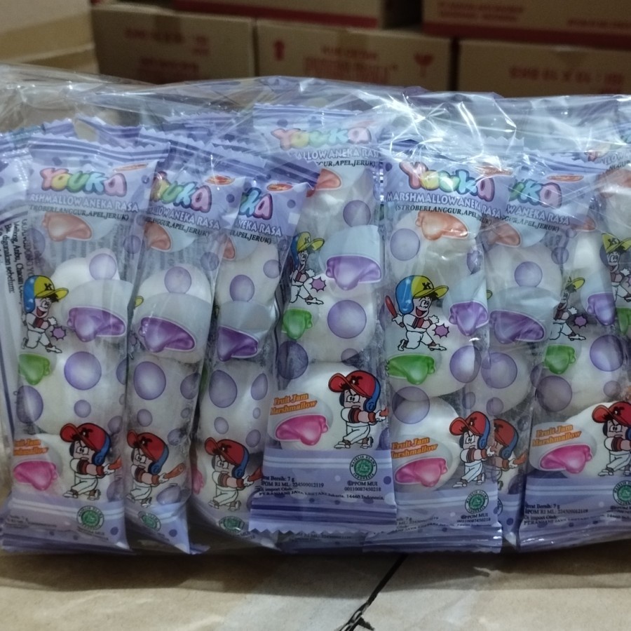Jual youka marshmallow aneka rasa 1 pack 20 pcs | Shopee Indonesia