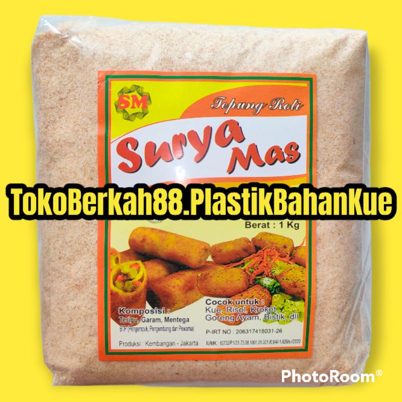 Jual PROMO MURAH..!! TEPUNG ROTI HALUS / TEPUNG PANIR HALUS SURYA MAS ...