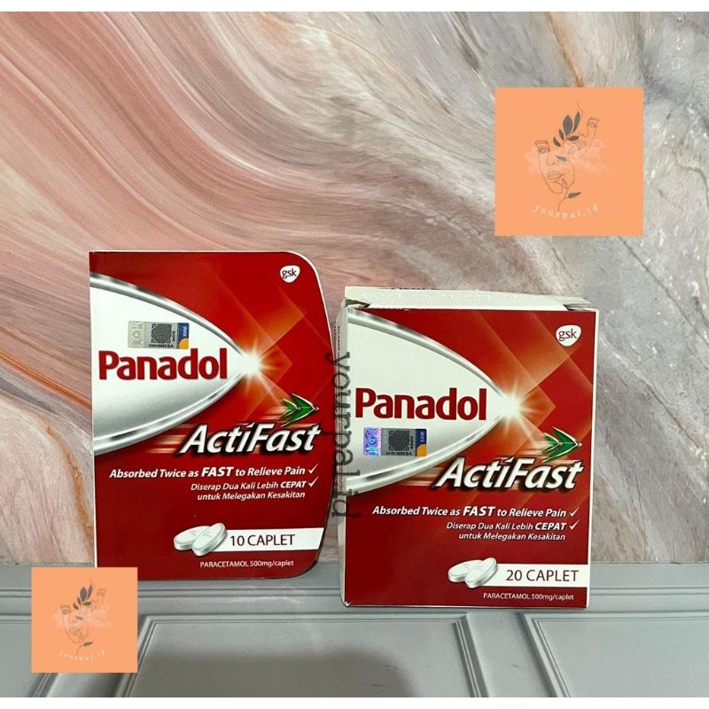 Jual Panadol Actifast - 10/20 tabs | Shopee Indonesia