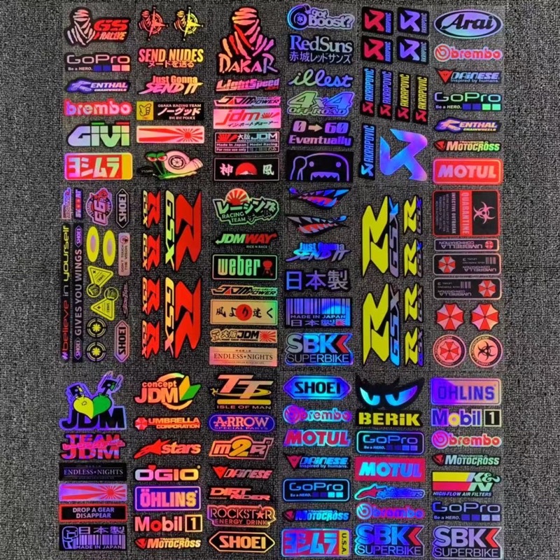 Jual BLANJA.ids STICKER RACING / STIKER PACK / STIKER MOTOR KERETA ...