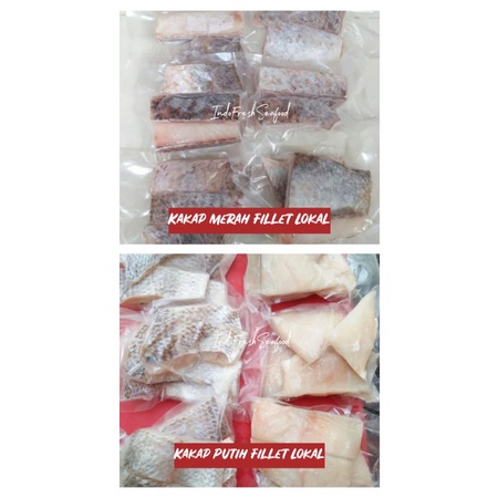 Jual Kakap Merah Fillet Lokal & Kakap Putih Fillet Lokal | Shopee Indonesia