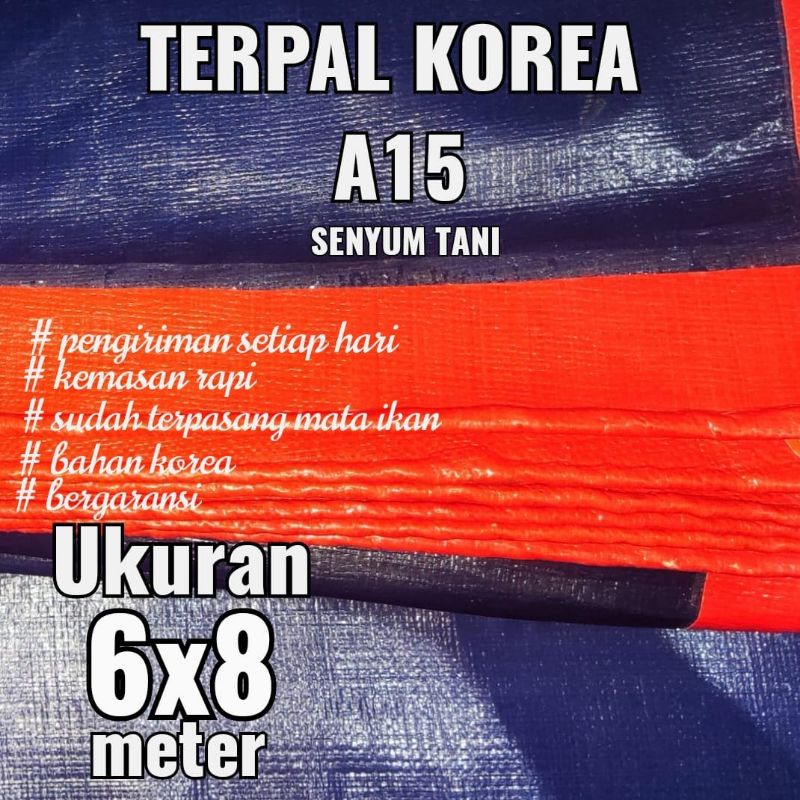Jual Terpal Korea A15 ukuran 6x8 meter cap TRECK | Shopee Indonesia