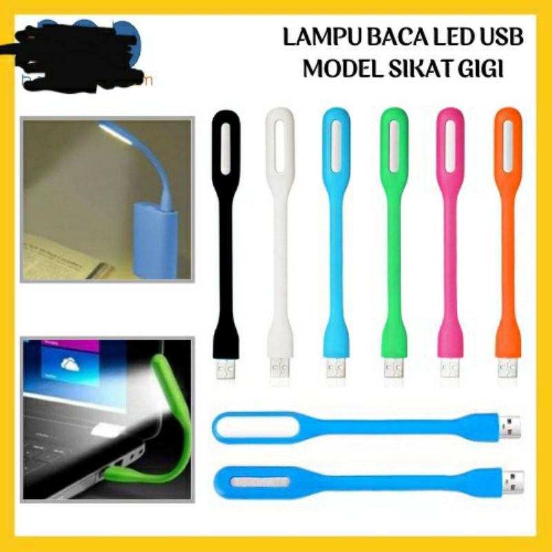 Jual Lampu LED USB Flexible Sikat Gigi | Shopee Indonesia