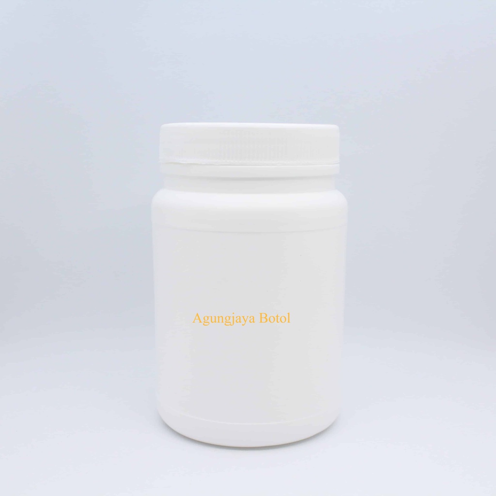 Jual Botol Kapsul Tablet 450 Ml Bulat Hdpe / Botol Hdpe Kapsul / Botol ...