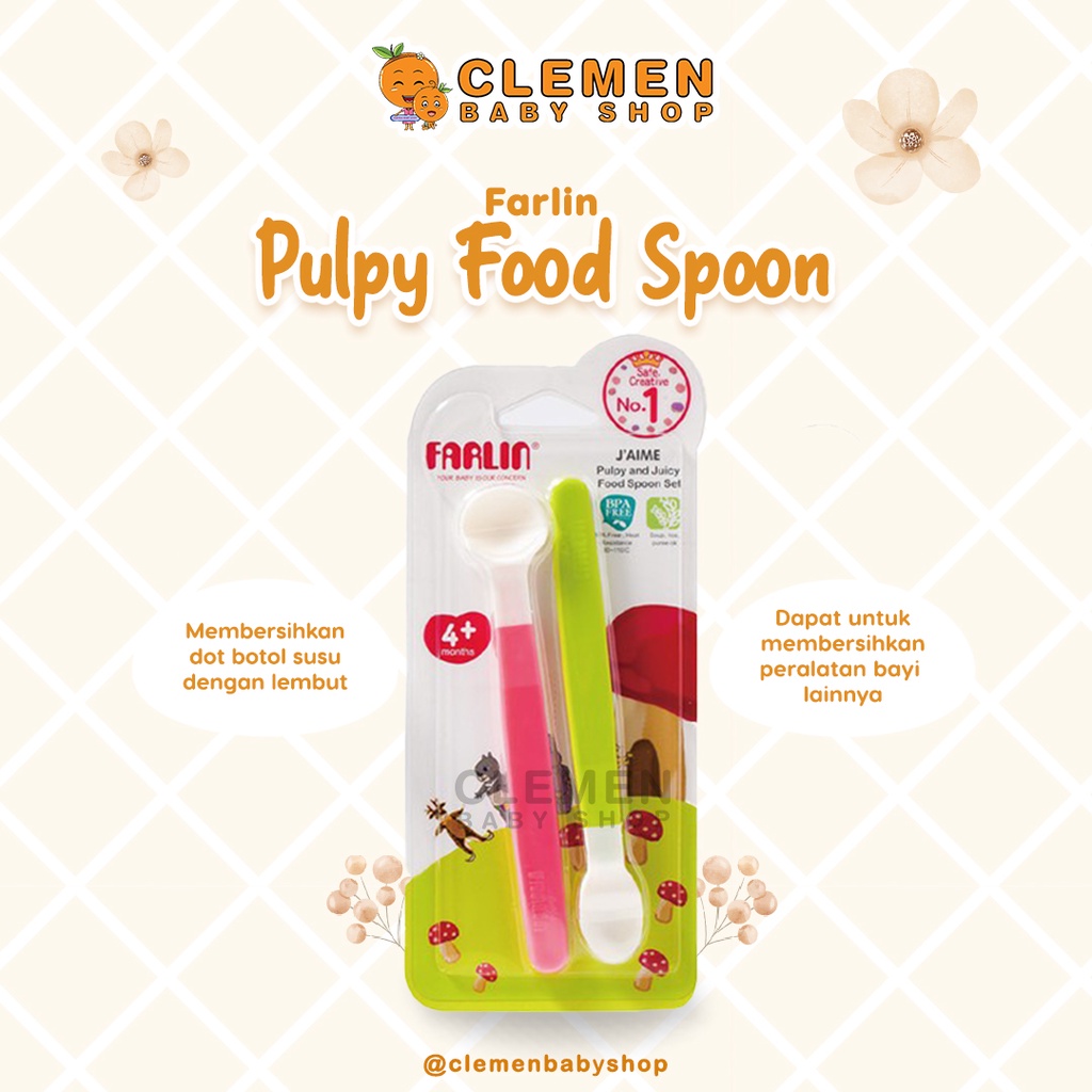Jual Farlin Pulpy Food Spoon | Shopee Indonesia