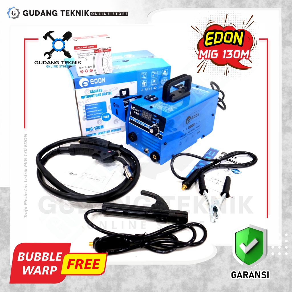 Jual Mesin Las MIG 130M EDON / Travo Las Inverter 130A - Trafo Mesin ...