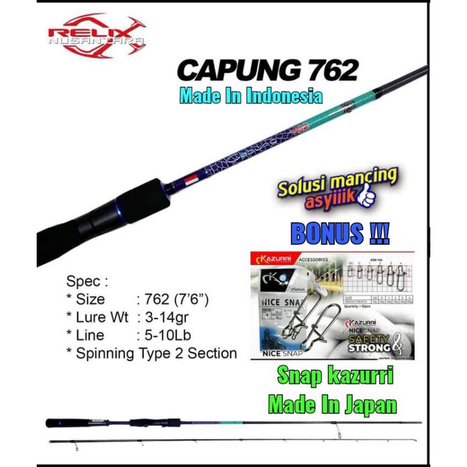 Jual Joran Capung 762 Relix Nusantara | Shopee Indonesia