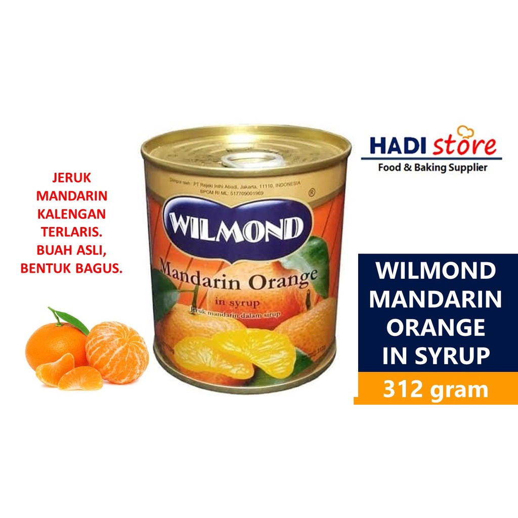 Jual WILMOND MANDARIN ORANGE - BUAH JERUK KALENG - 312 GR | Shopee ...