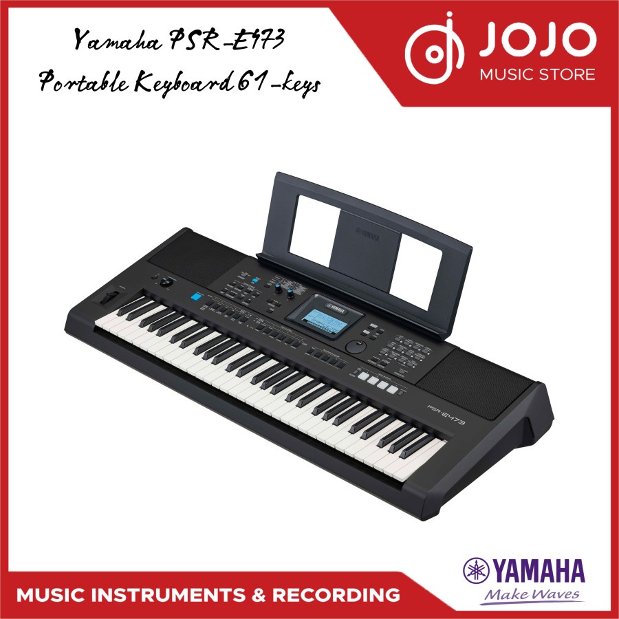 Jual Yamaha PSR E 473 Portable Keyboard 61-Keys | Shopee Indonesia