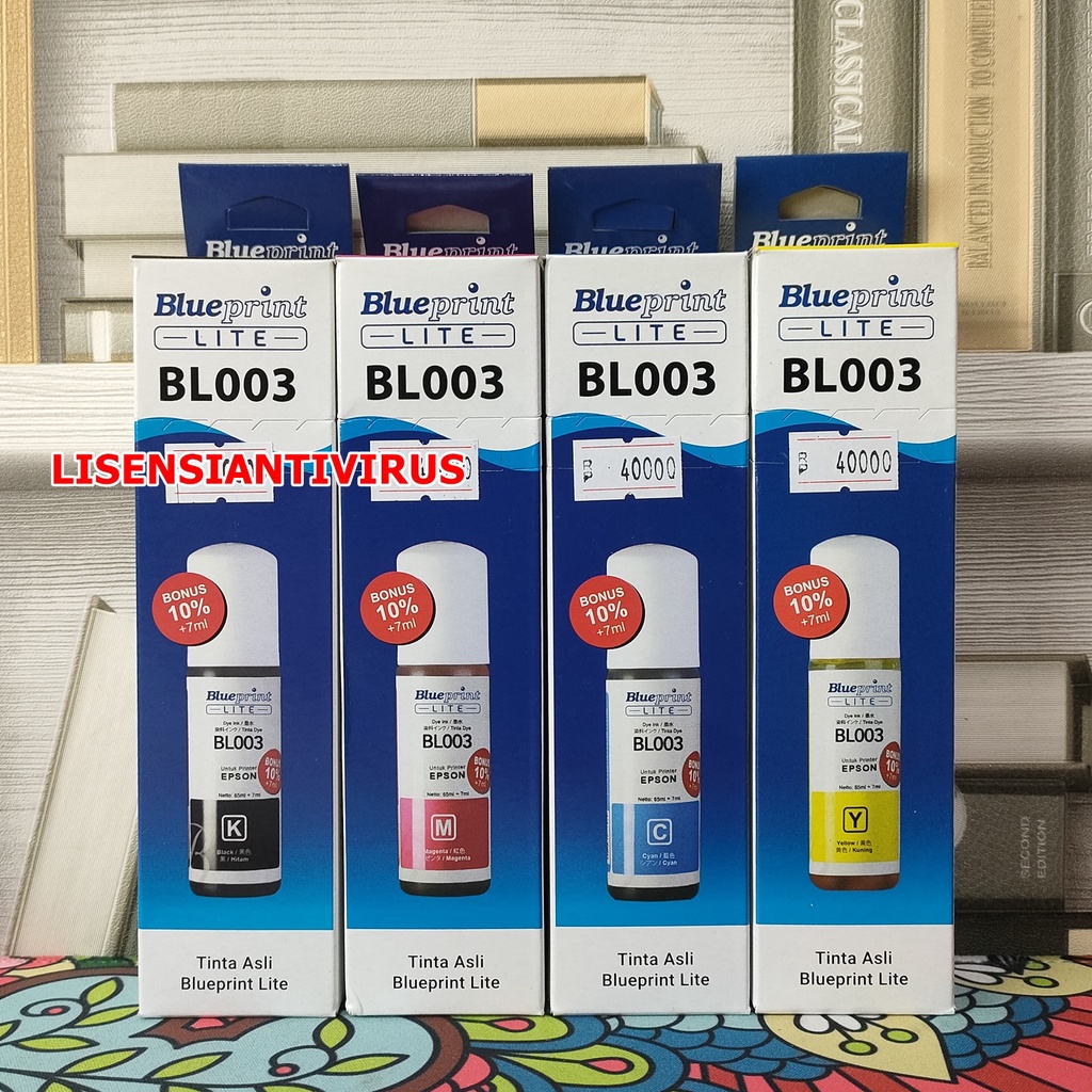 Jual Tinta Epson BLUEPRINT Lite 003 isi ulang Epson L1110 L3110 L3150 ...