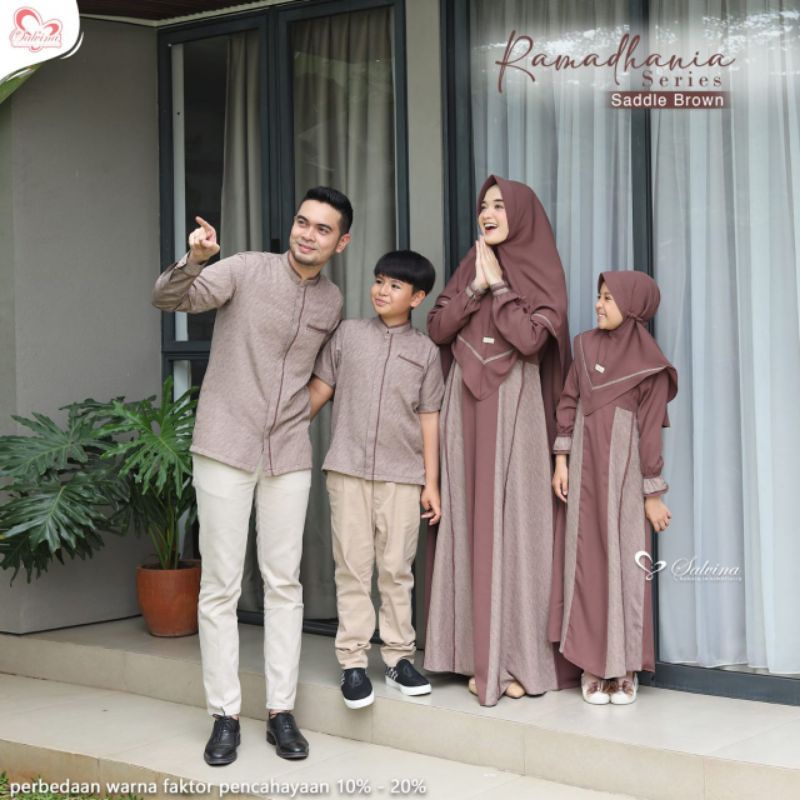 Jual Moslem Ori Eid Edition Couple Family Set Sarimbit Ramadhania ...