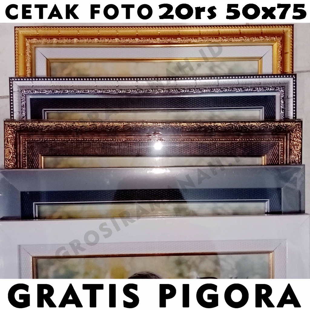 Jual Pigora + cetak foto photo 20rs 50x75cm INSTAN ONLY | Shopee Indonesia