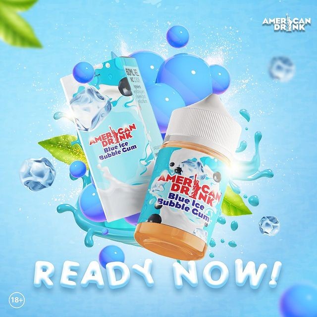 Jual R57 AMERICAN DRINK LIQUID 60ML BLUE ICE BUBBLEGUM BY HERO57 x JVP ...